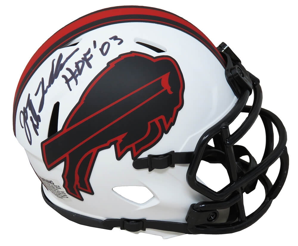 Joe DeLamielleure Signed Buffalo Bills Lunar Eclipse White Matte ...