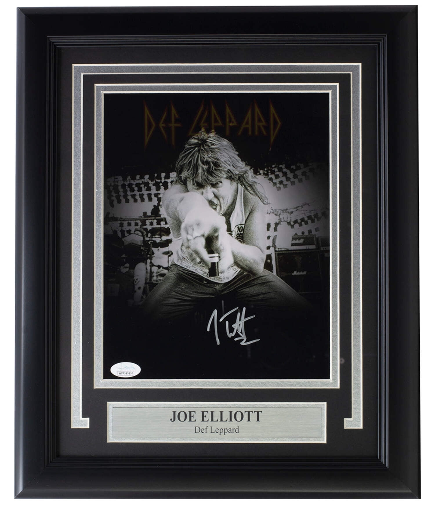Joe Elliott Signed Framed 8x10 Def Leppard Spotlight Photo JSA ITP ...