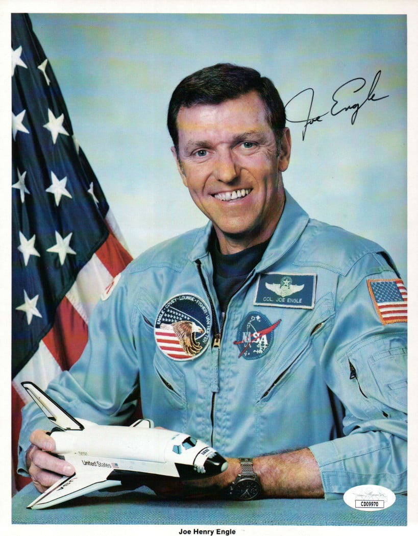 Joe Engle Signed Autographed 8X10 Photo NASA Space Shuttle Commander ...