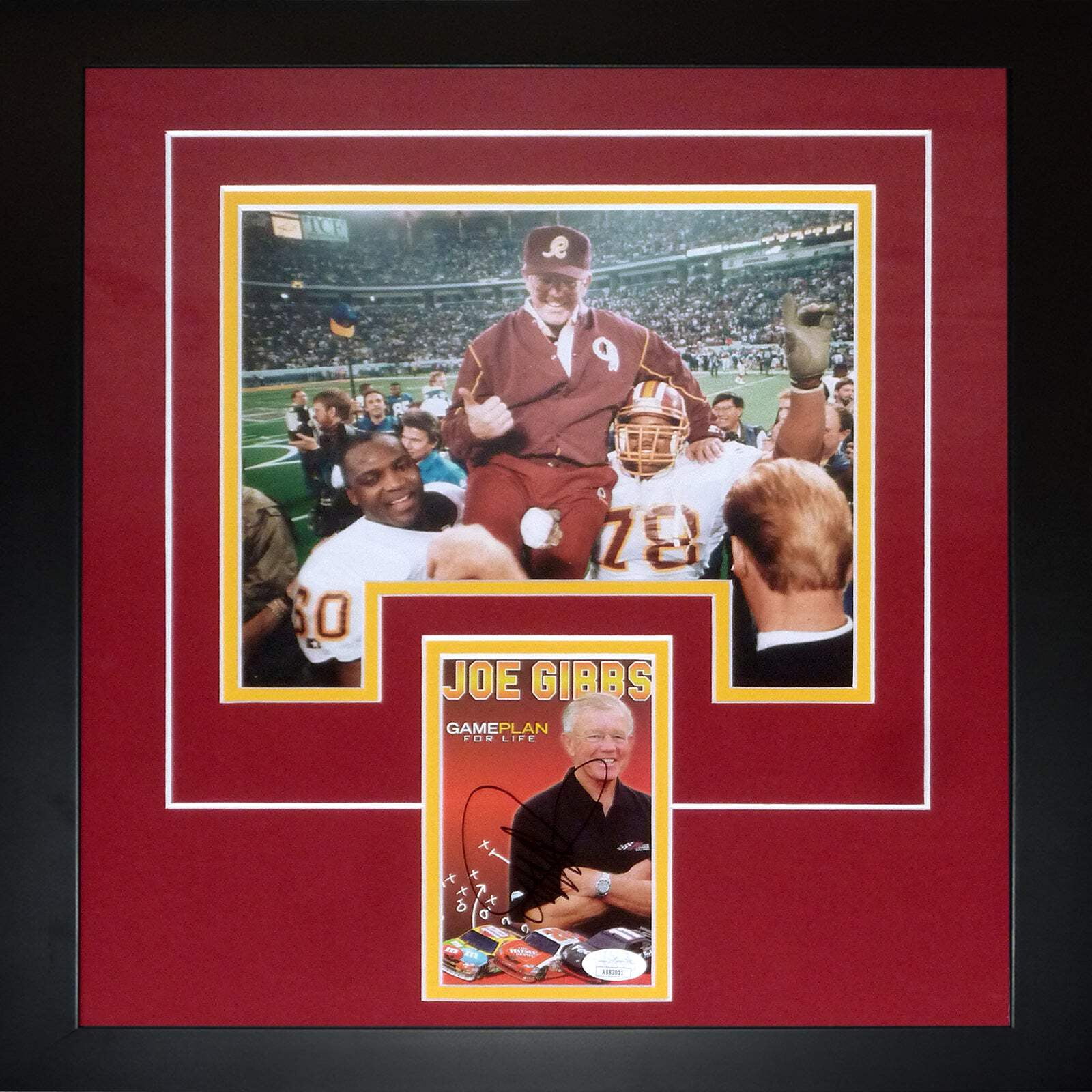 Joe Gibbs Autographed Washington Football Team Signature Series - JSA ...