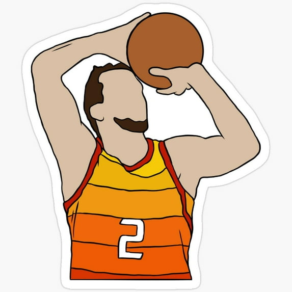 Joe Ingles Jumpshot Sticker Phone Decal Water Bottle Stickers Car ...