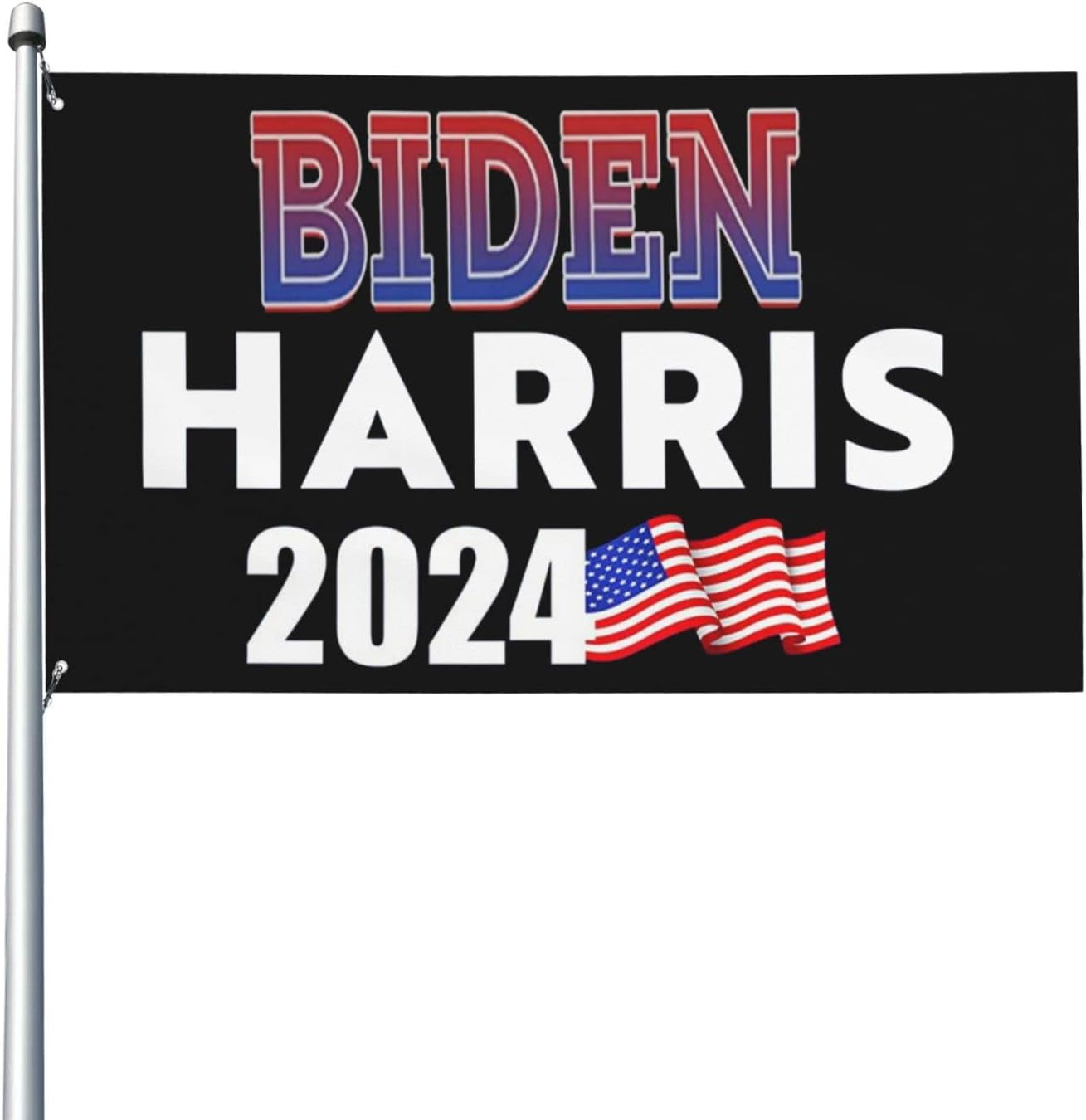 Joe and Kamala 2024 Re-Election Joe Plus Kamala Biden Harris Flag 3X5 ...
