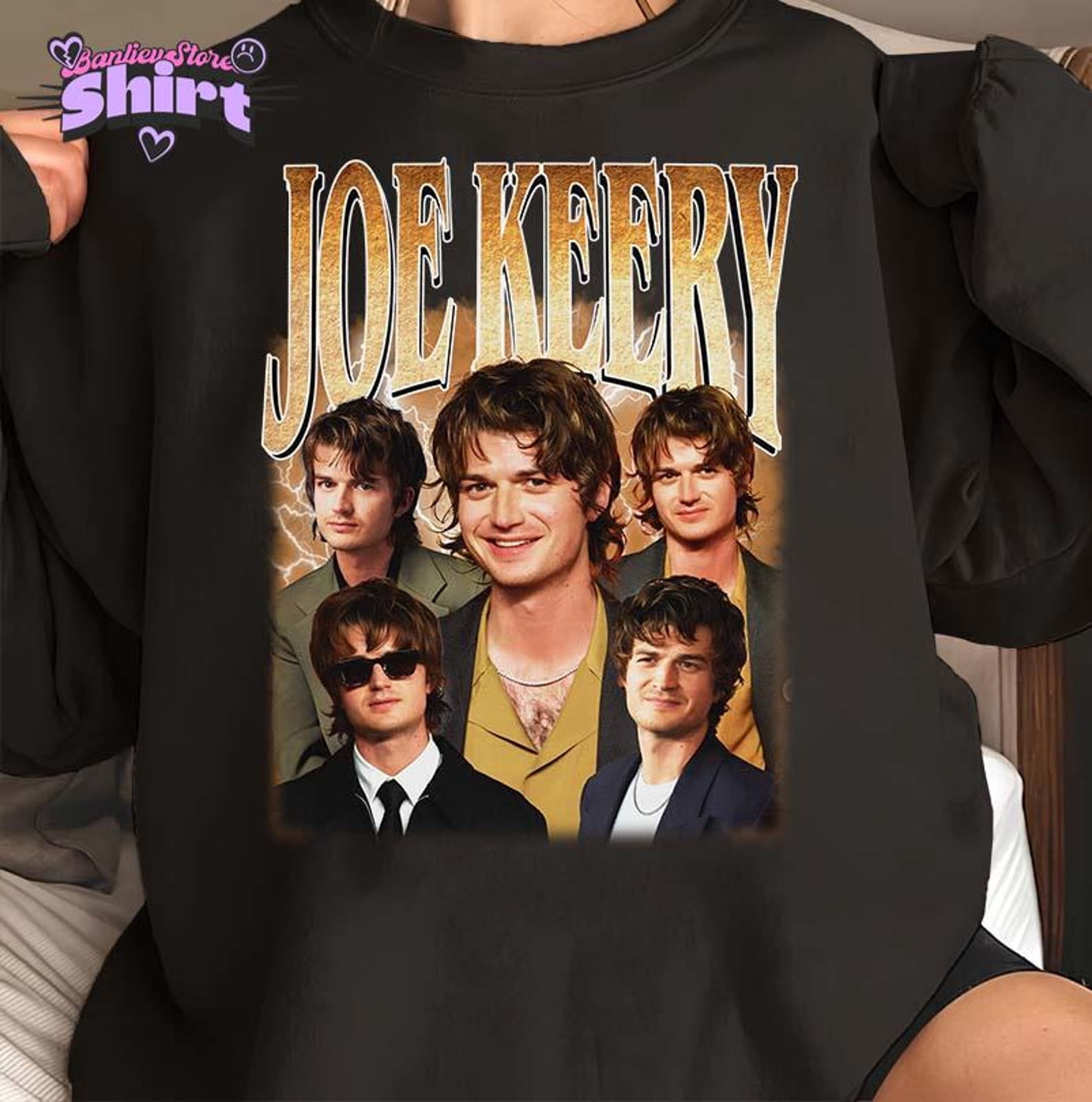 Joe Keery Bootleg Vintage Comfort Colors Shirt, Retro 90s Fan Tee with ...