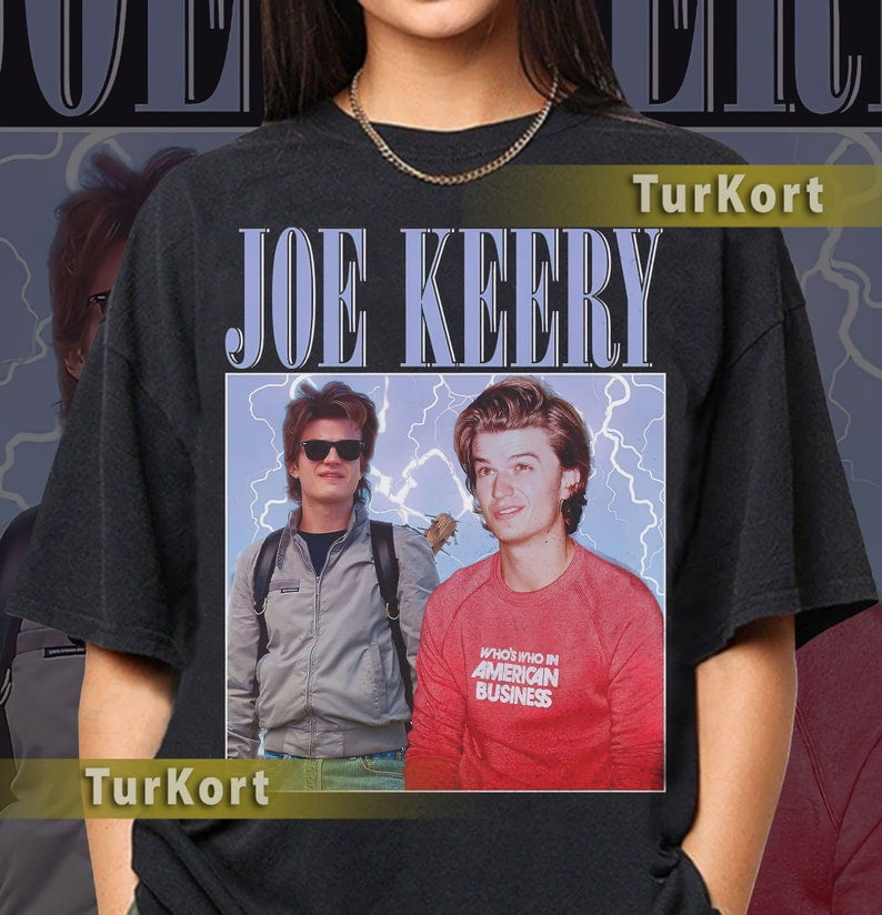 Joe Keery Retro 90s Unisex Tee. Personalized GIfts for her or him, Joe ...
