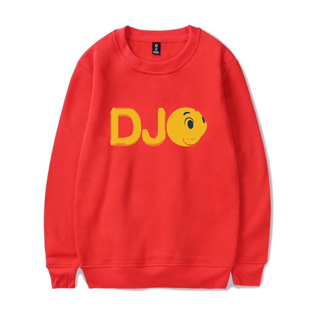 Joe Keery merch Djo logo sweatshirt crewneck long sleeve sweatshirt men ...