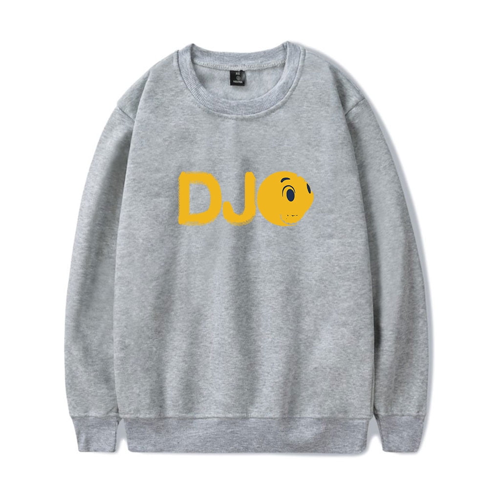 Joe Keery merch Djo logo sweatshirt crewneck long sleeve sweatshirt men ...