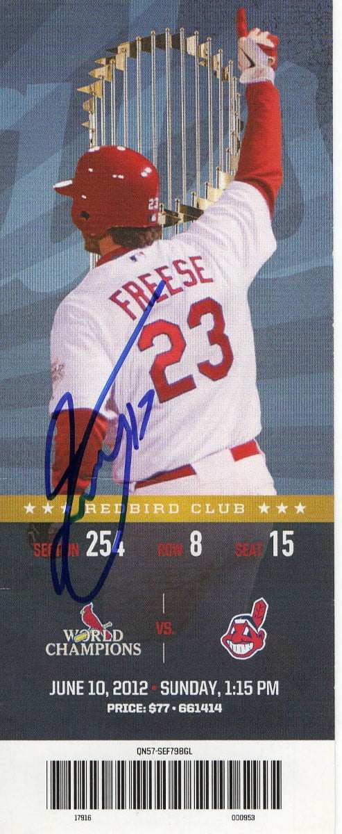 Joe Kelly Signed Autographed Ticket Stub Debut 06-23-2012 JSA KK56506 ...