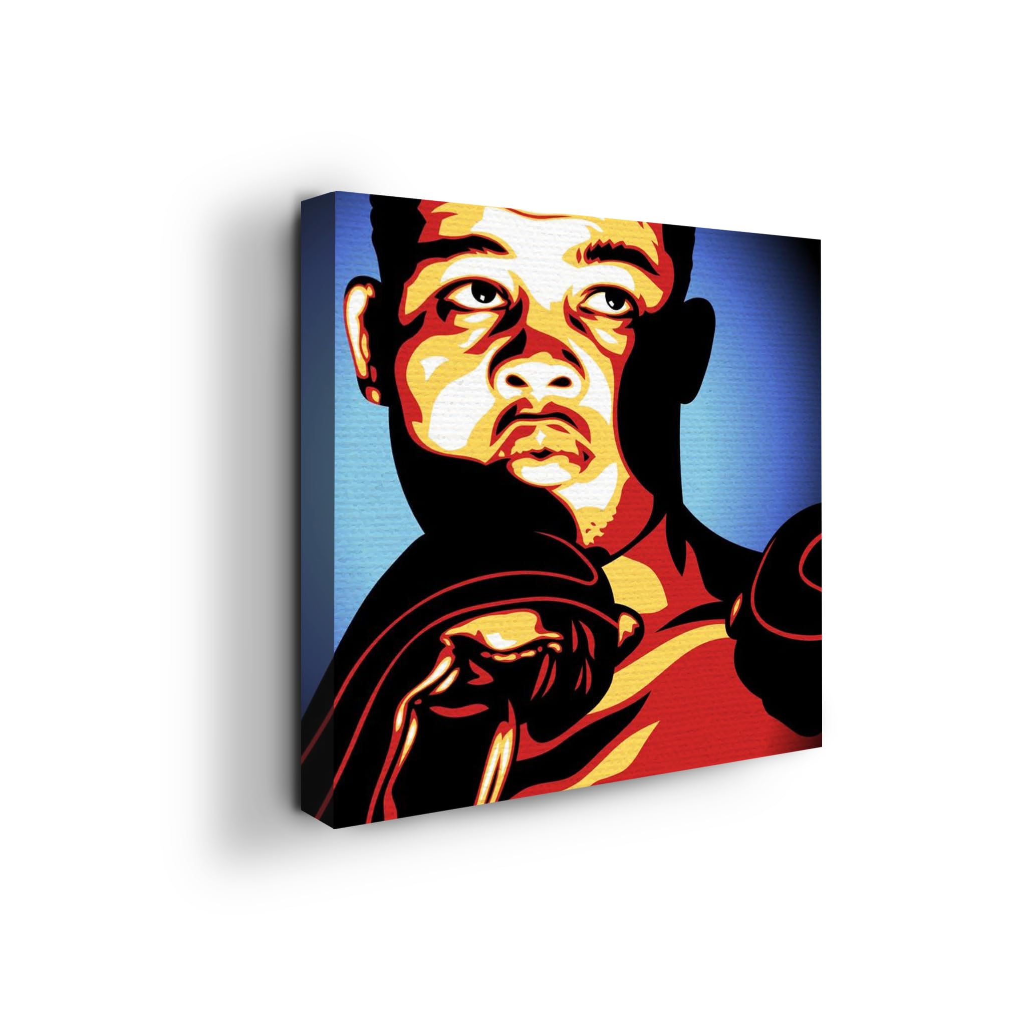 Joe Louis Canvas Wall Art by Mavis Print- 14x14 inches Boxing Wall ...