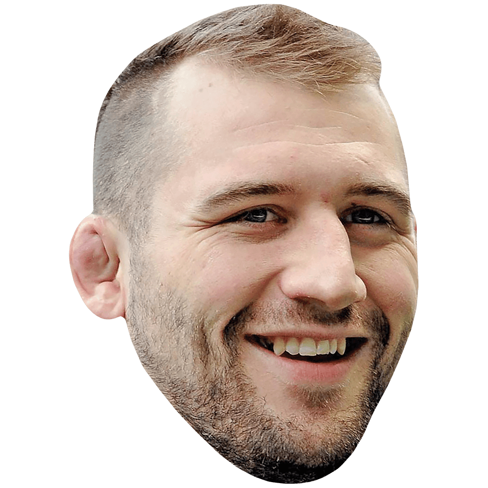 Joe Marler (Smile) Celebrity Mask, Flat Card Face, Fancy Dress Mask ...