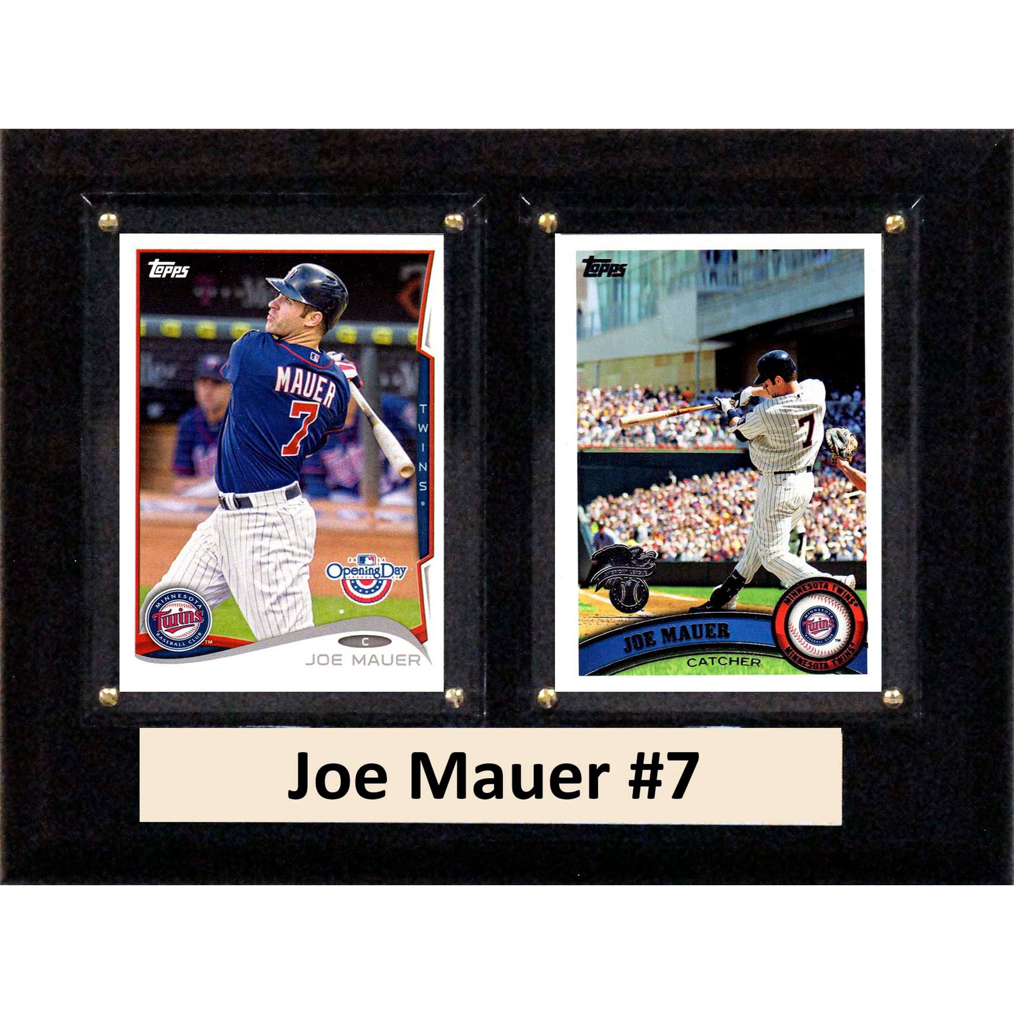 Joe Mauer Minnesota Twins 6'' x 8'' Plaque - Walmart.com