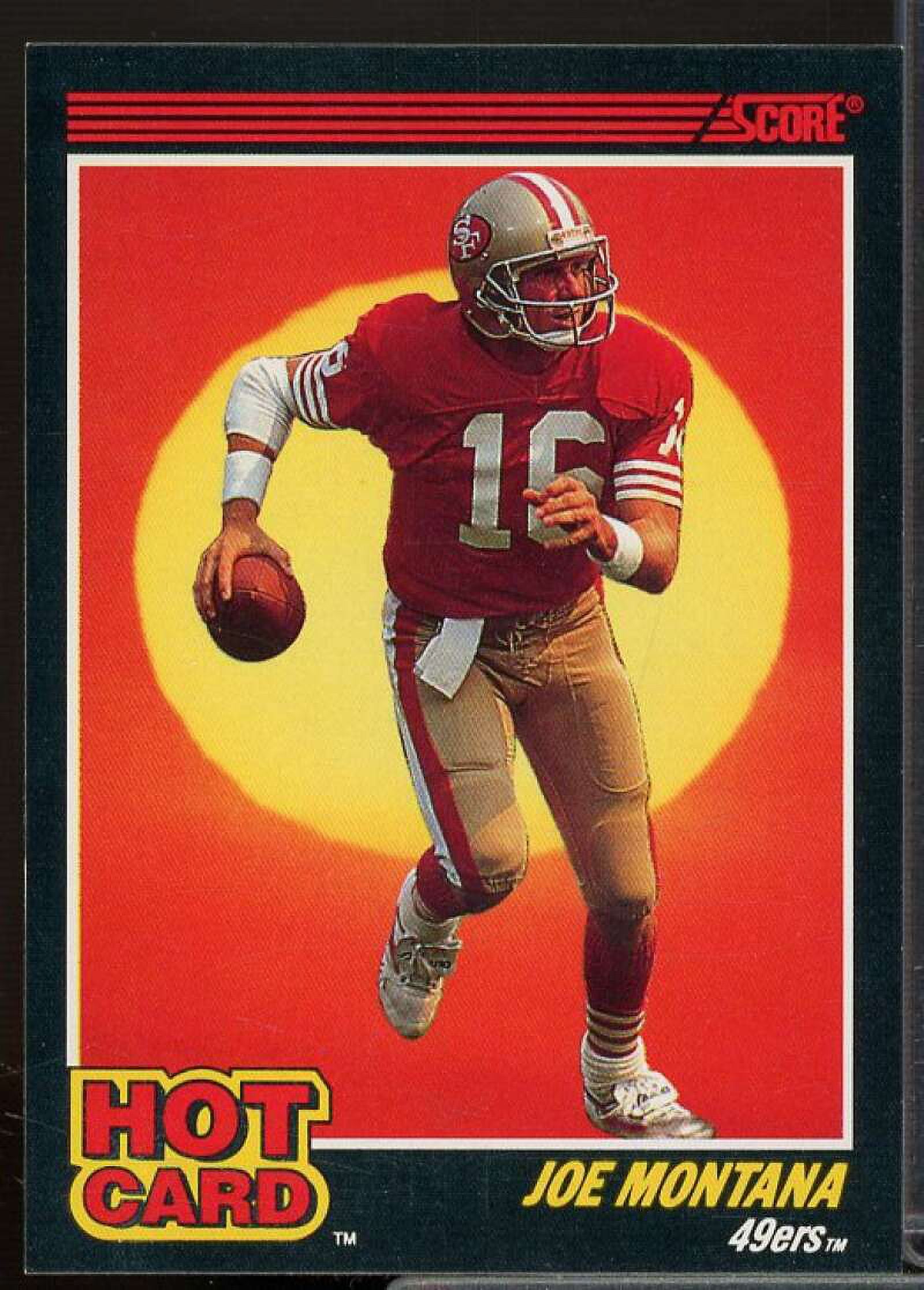 Joe Montana Card 1990 Score Hot Cards #1 - Walmart.com