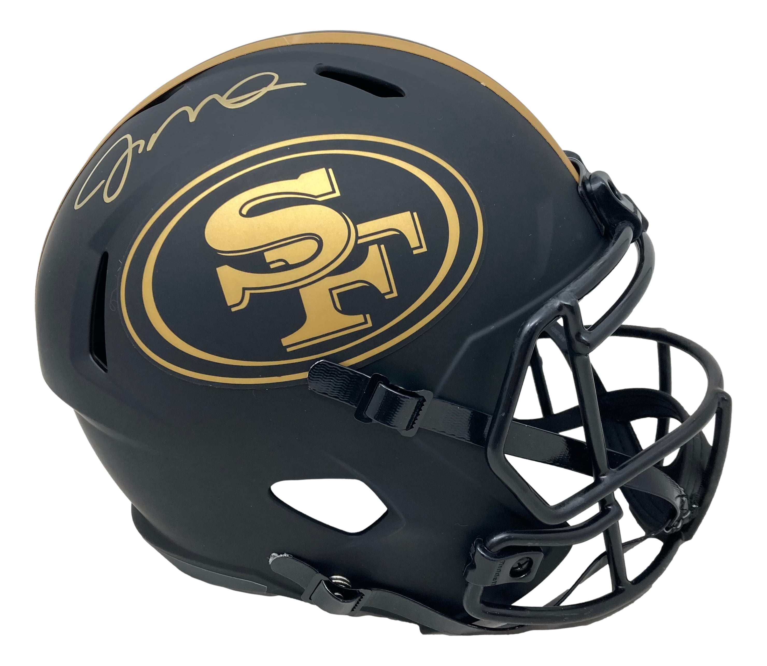 Joe Montana Signed San Francisco 49ers FS Eclipse Replica Speed Helmet ...