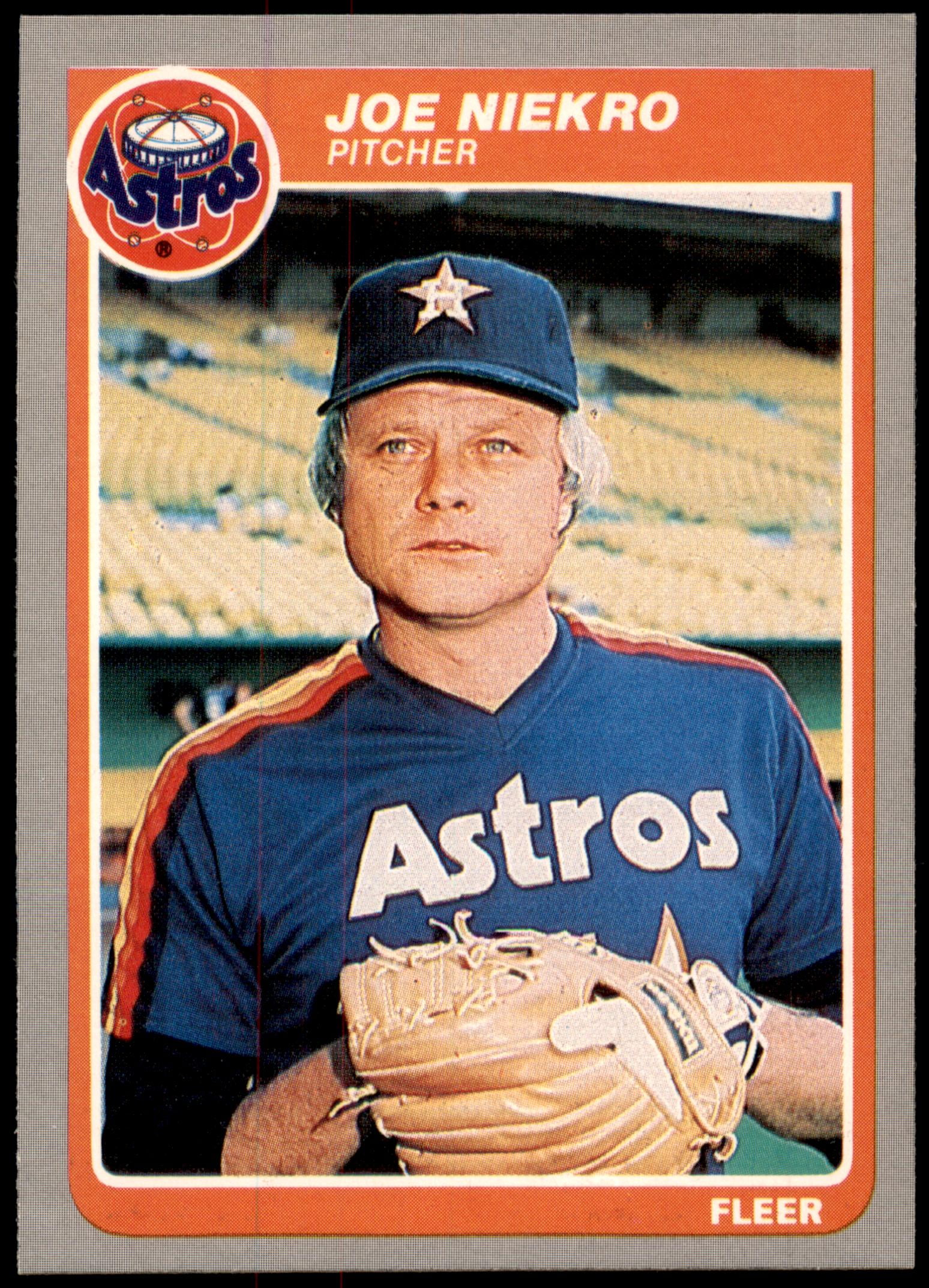 Joe Niekro #355 1985 Fleer - Walmart.com