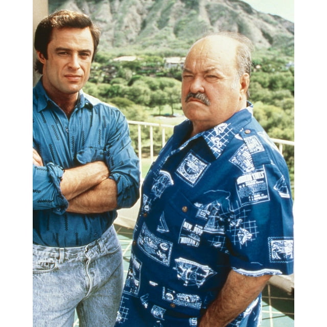 Joe Penny And William Conrad In Jake And The Fatman In Hawaiian Outfit ...