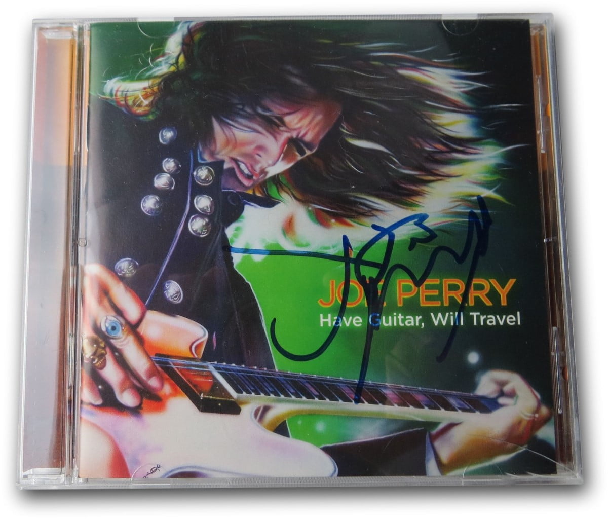 Joe Perry Signed Autographed CD Booklet Have Guitar, Will Travel JSA ...