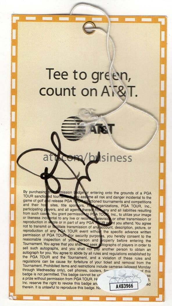 Joe Pesci Signed Autographed Golf Pass Goodfellas My Cousin Vinny JSA ...