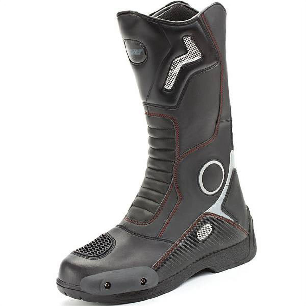 Joe Rocket 1377-0007 Ballistic Touring Men's Boots (Black, Size 7 ...