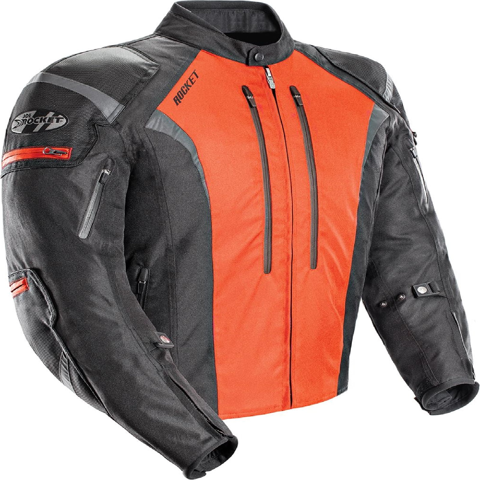 Joe Rocket 1651-5707 Atomic Men's 5.0 Textile Motorcycle Jacket (Orange ...
