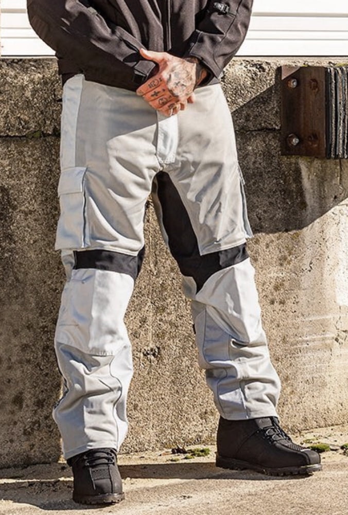Joe Rocket Free Flyt Mens Textile Motorcycle Overpants Gray/Black LG ...