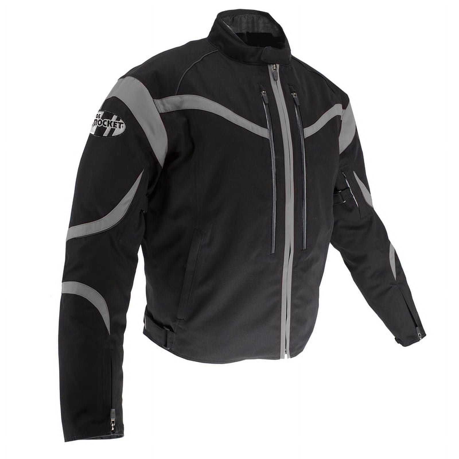 Joe Rocket Men's Crossfire Jacket (Black/Grey, XL) - Walmart.com