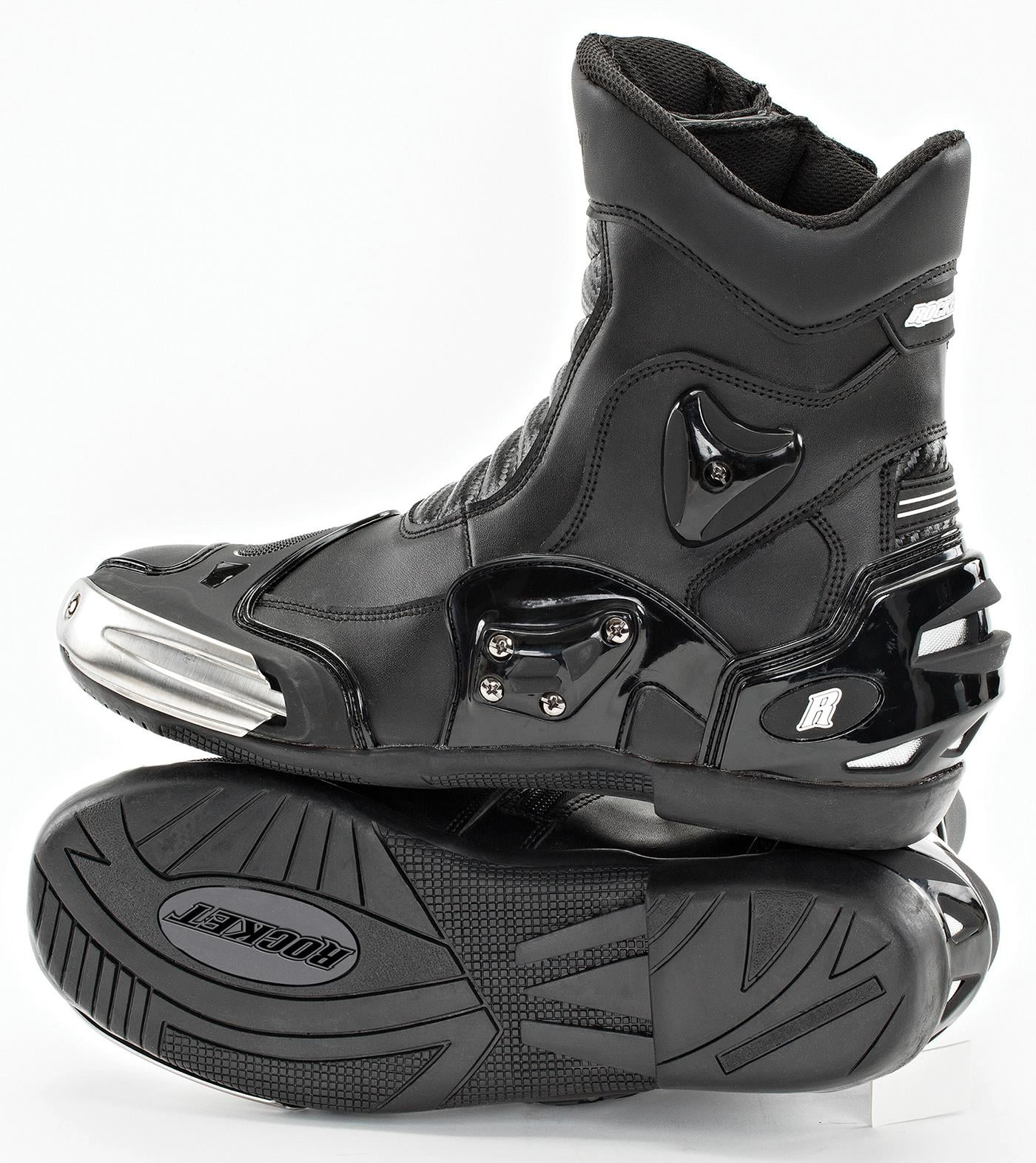 Joe Rocket Superstreet Boots (9, Black) - Walmart.com