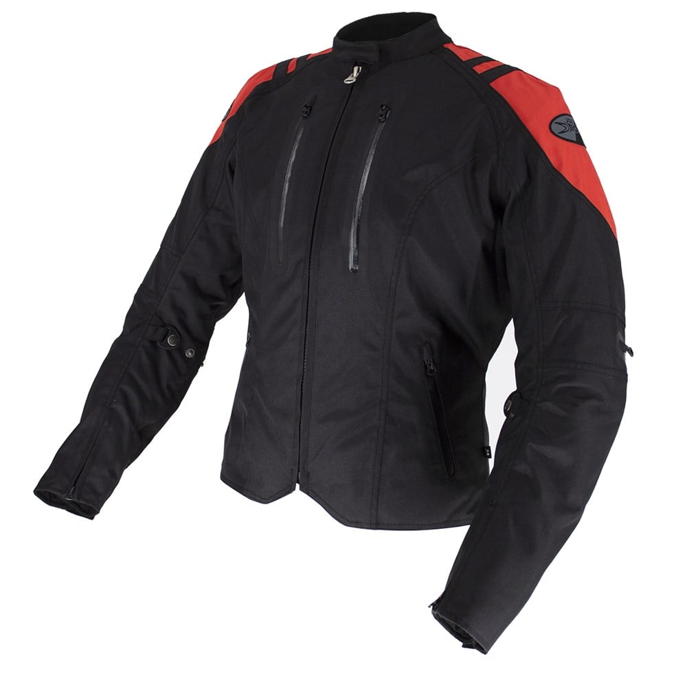 Joe Rocket Womens Atomic Limited Jacket - Black/Red - Walmart.com