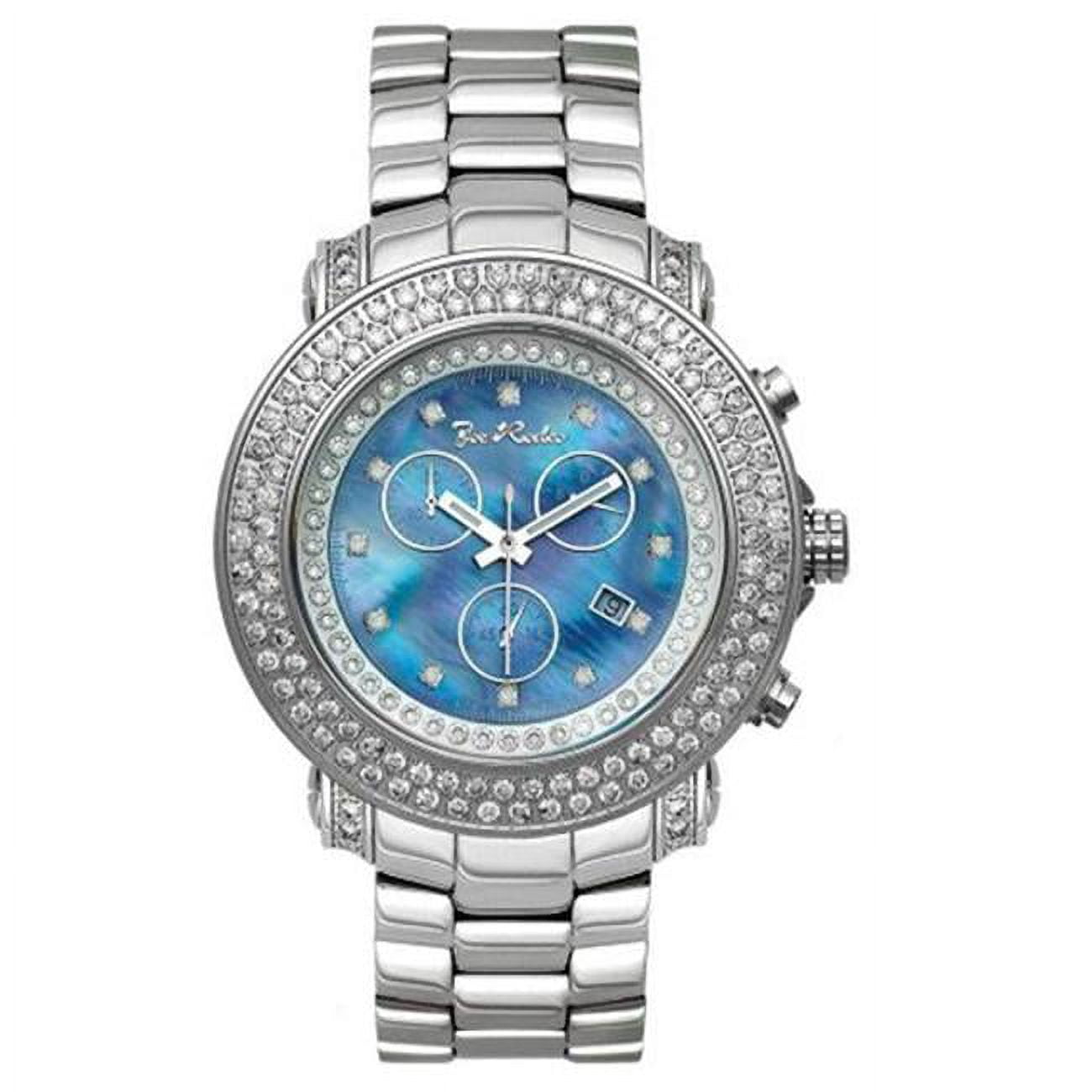 Joe Rodeo JJU8 Junior Diamond Watch, Blue Dial with Silver Band ...