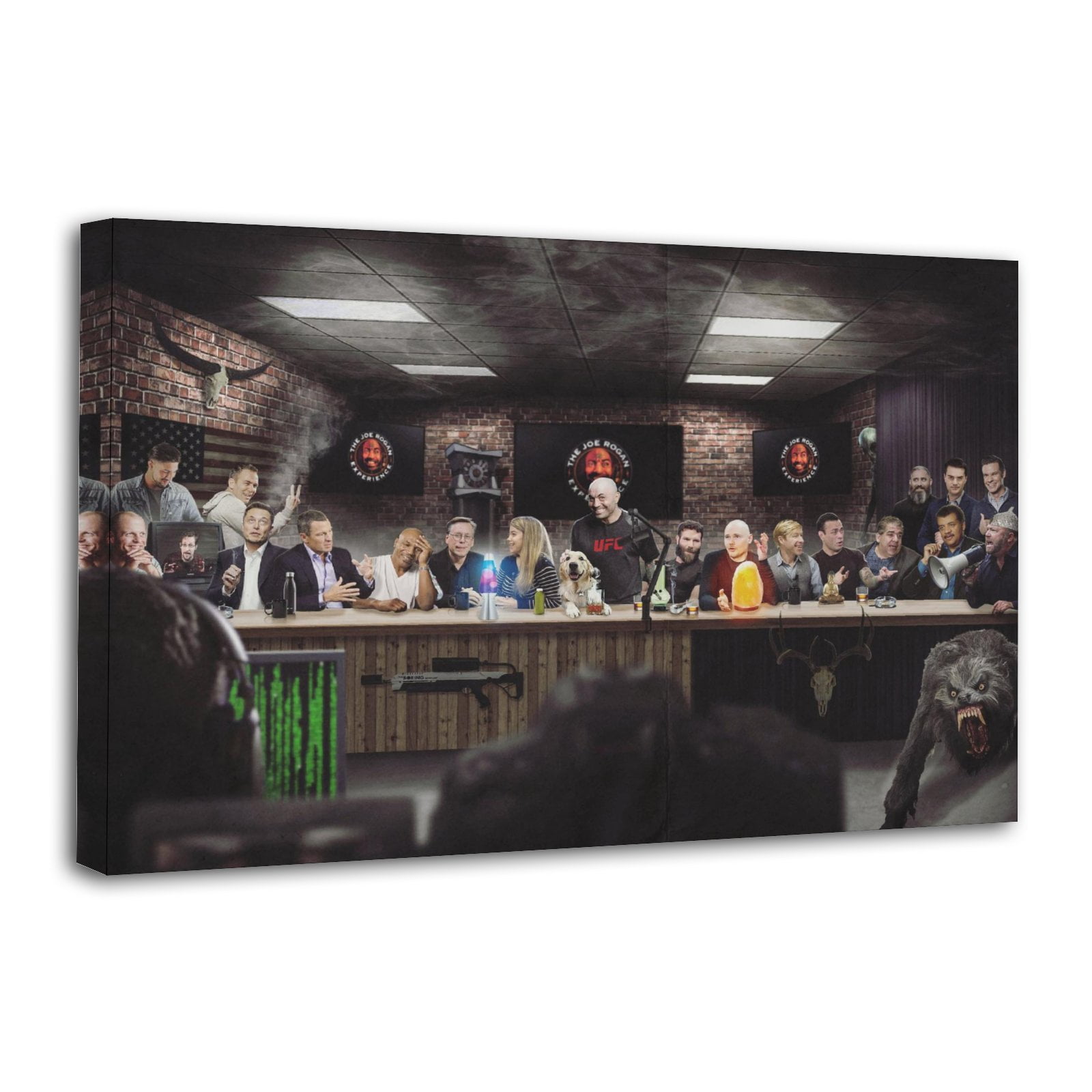 Joe Rogan Experience Tyson Eddiebravo Madflavor Neiltyson Musk Poster ...