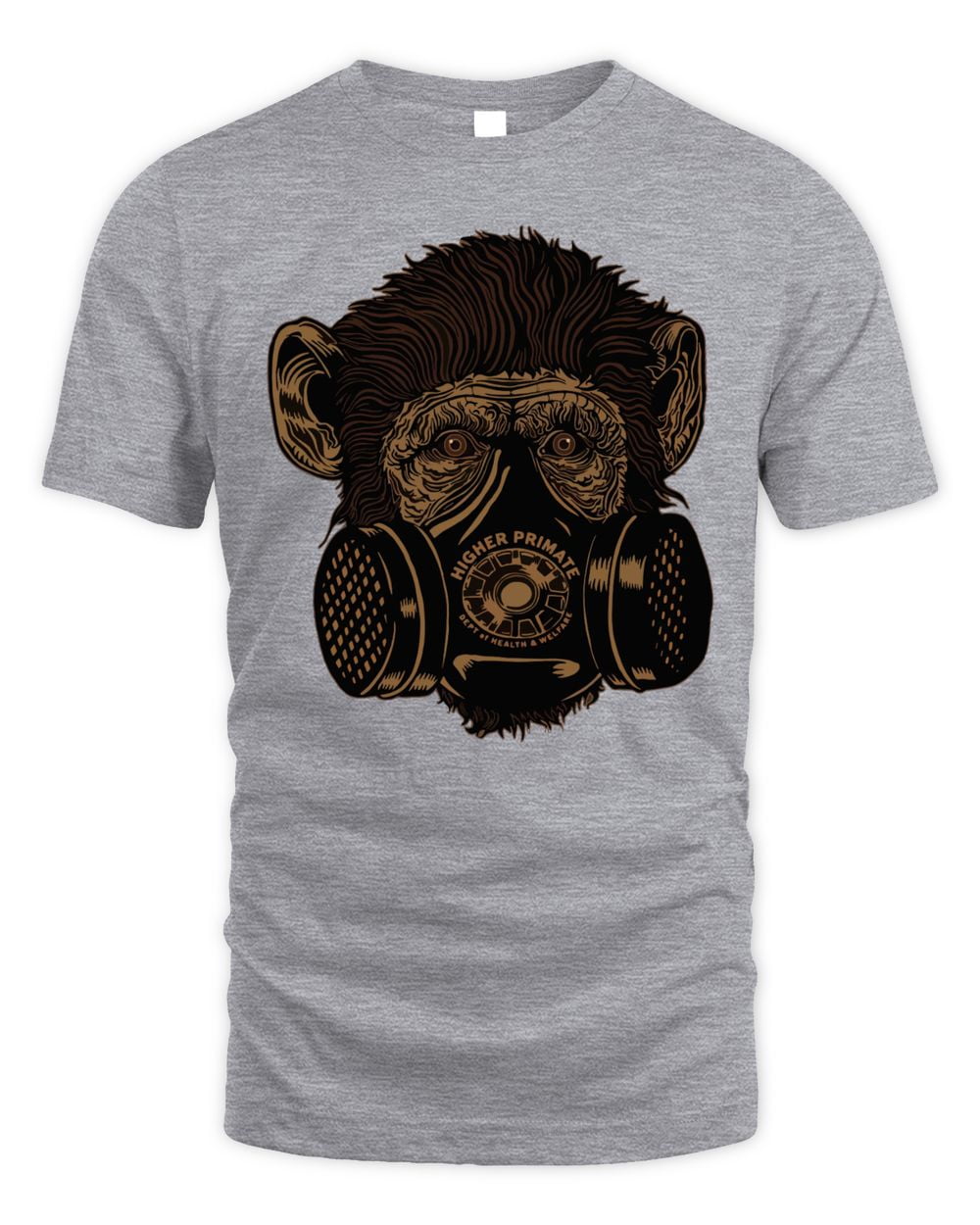Joe Rogan Merch Gas Mask Chimp Shirt - Walmart.com