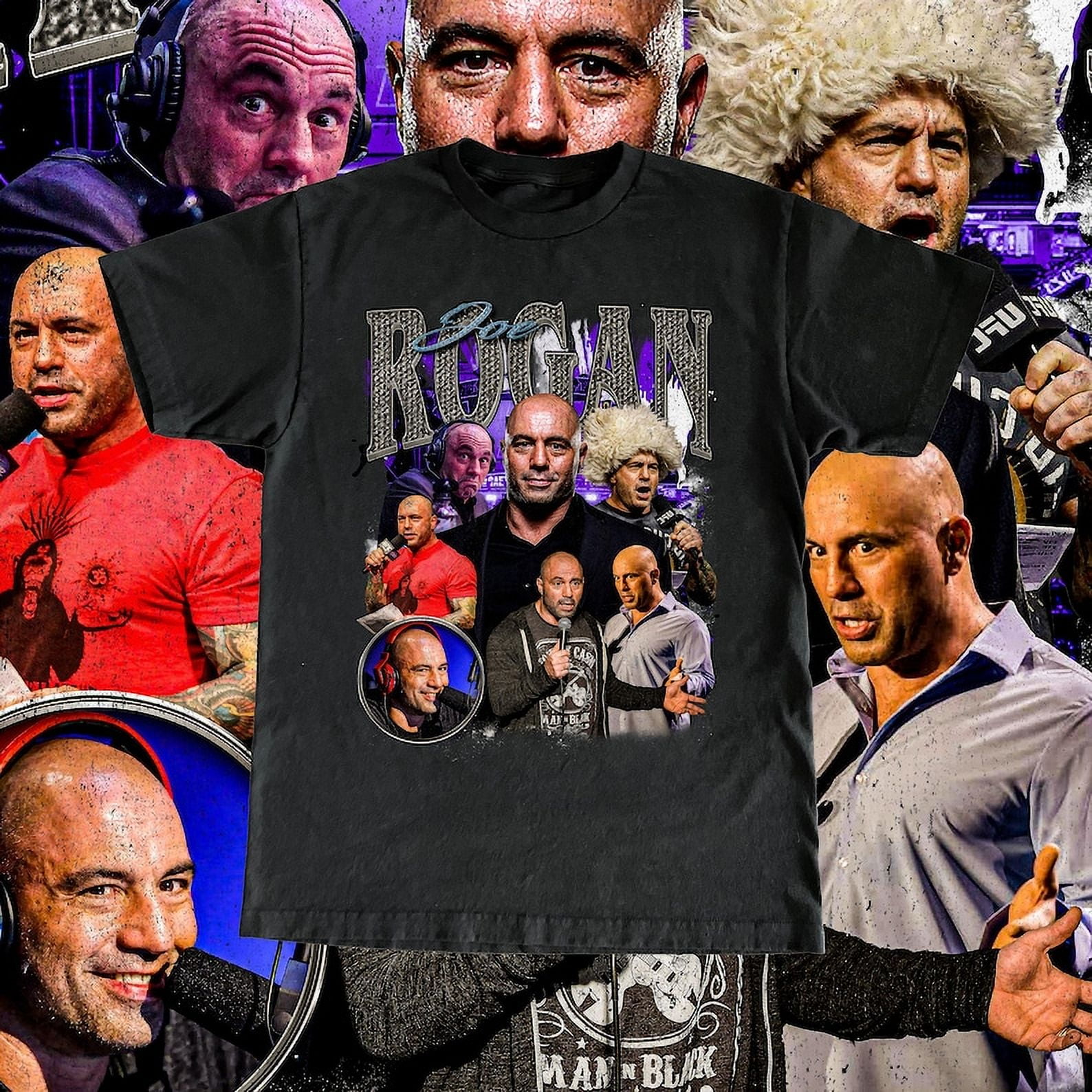 Joe Rogan T Shirt High Quality Print - Podcaster UFC Fan - Walmart.com