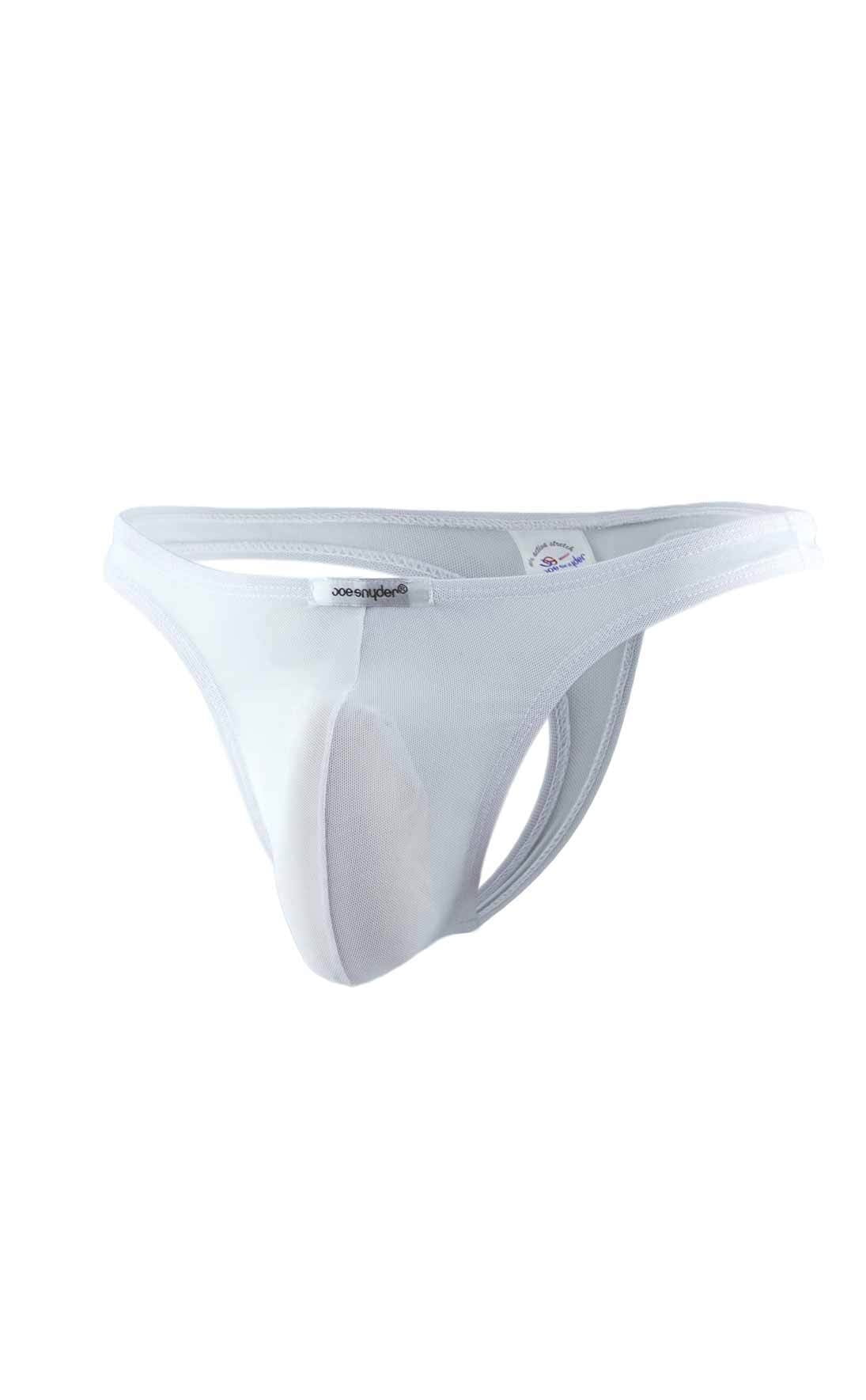 Joe Snyder Thong Mesh new colors-Small-White Mesh - Walmart.com