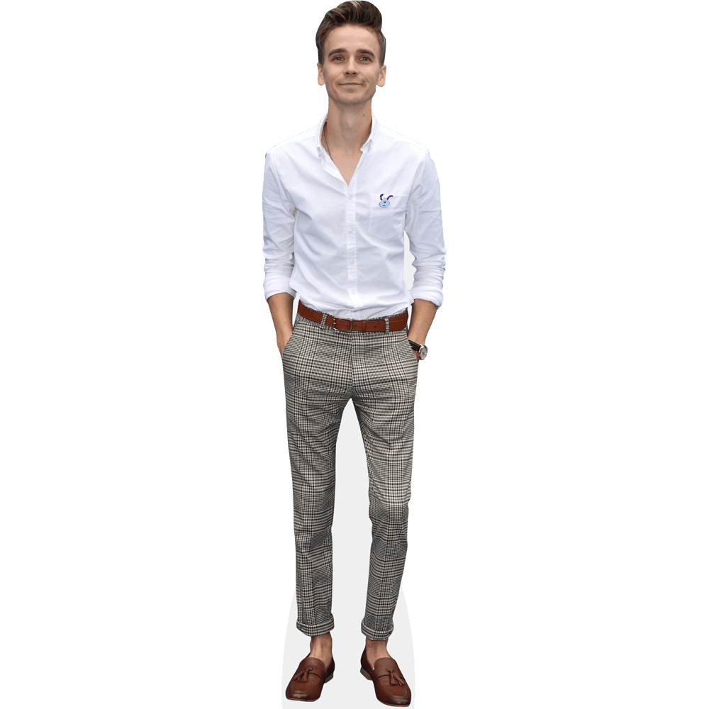 Joe Sugg (White Shirt) Lifesize Cardboard Cutout Standee - Walmart.com