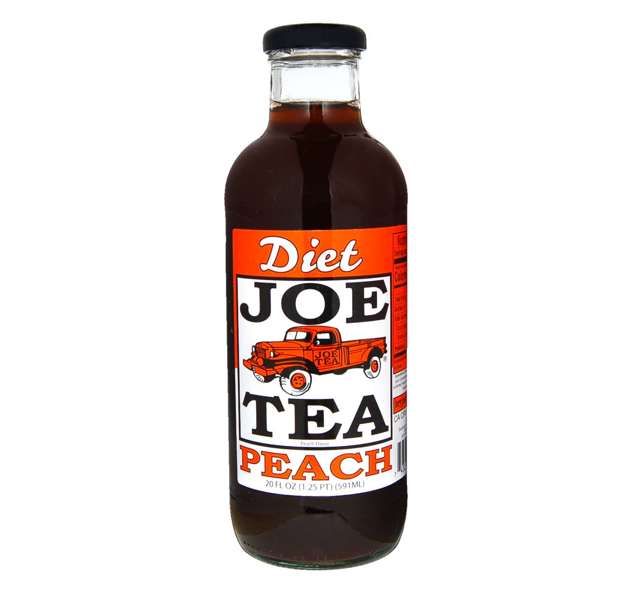 Joe Tea Diet Peach Tea, 12-Pack 20 fl. oz. Glass Bottles - Walmart.com