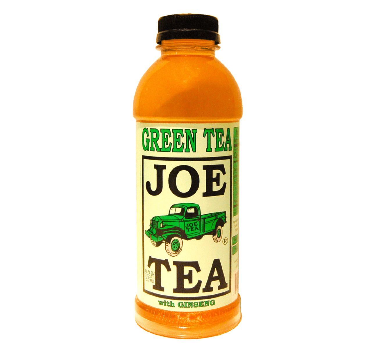 Joe Tea Ginseng Green Tea 20 fl. oz. Plastic Bottles- Case Pack of 12 ...