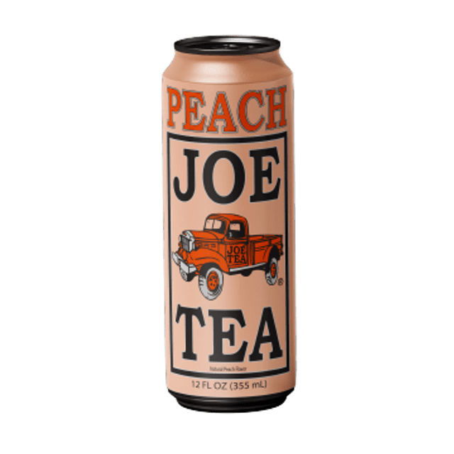 Joe Tea Peach Tea 12 fl. oz. Cans- Case Pack of 12 - Walmart.com