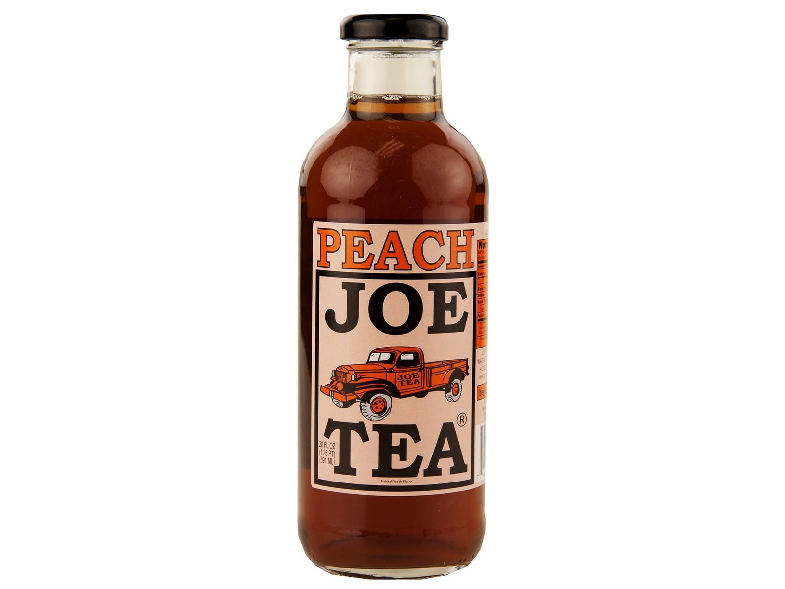 Joe Tea Peach Iced Tea, 20 fl. oz. Glass Bottles - Pack of 12 - Walmart.com