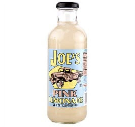 Joe Tea Pink Lemonade 20 fl. oz. Glass Bottles- Case Pack of 12 ...