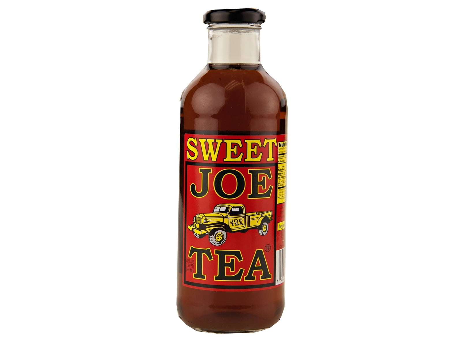 Joe Tea's All Natural, Real Brewed Sweet Tea - 20 fl. oz. Glass Bottles ...