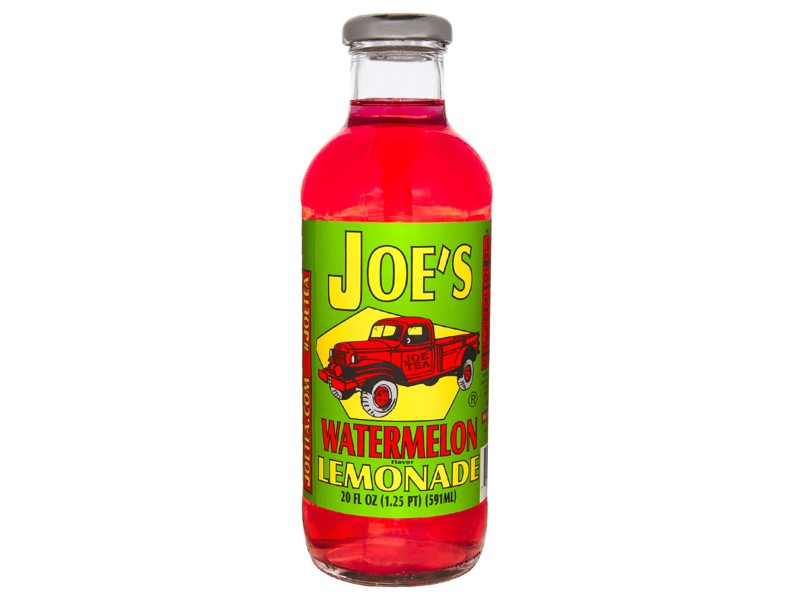Joe Tea Watermelon Lemonade 20 fl. oz. Glass Bottles, 12-Pack Case ...