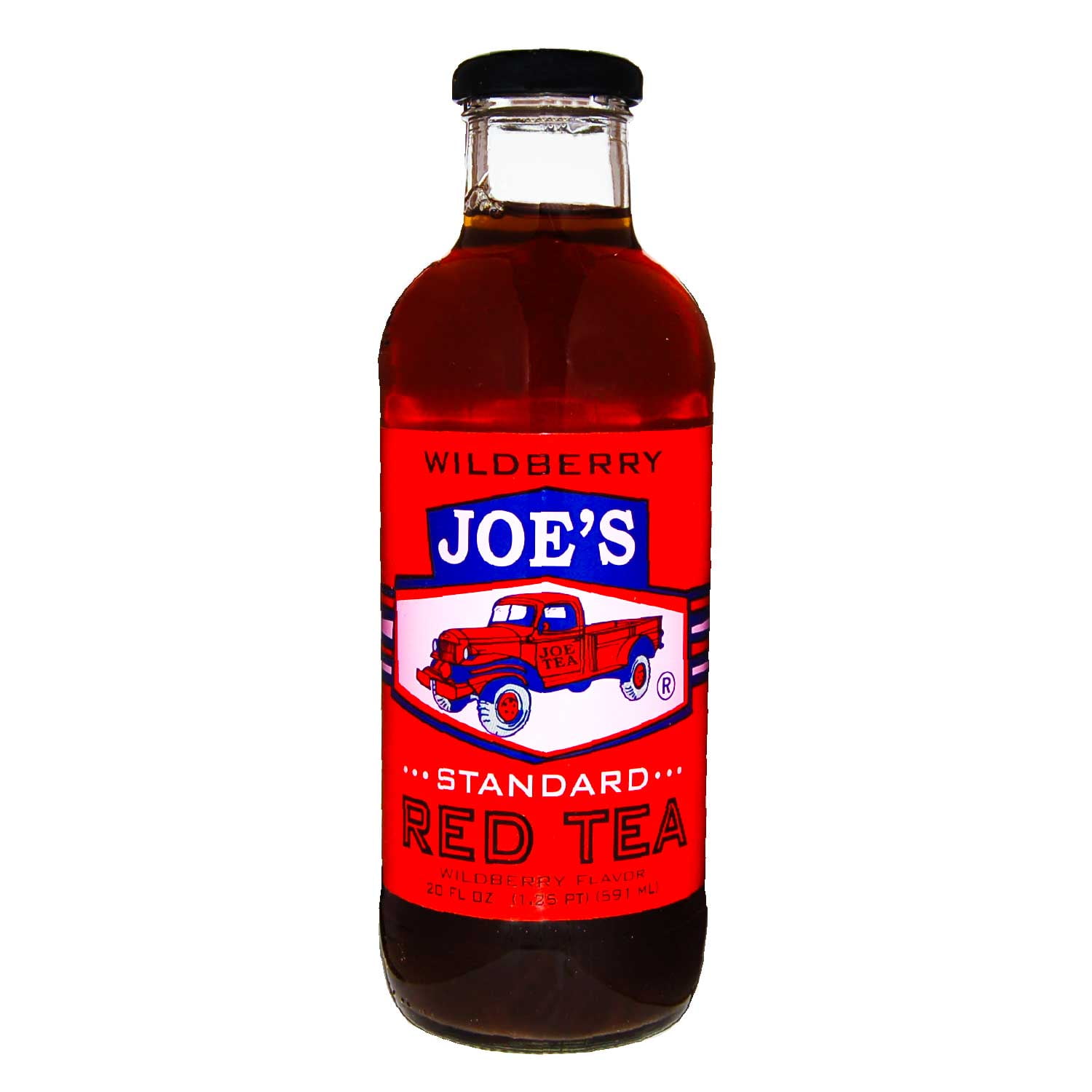 JOE TEA STANDARD WILDBERRY RED TEA 20 OZ GLASS BOTTLE - Walmart.com