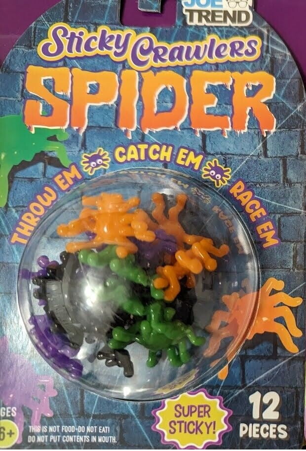 Joe Trend Sticky Crawlers Spiders Sensory Fidget - Walmart.com