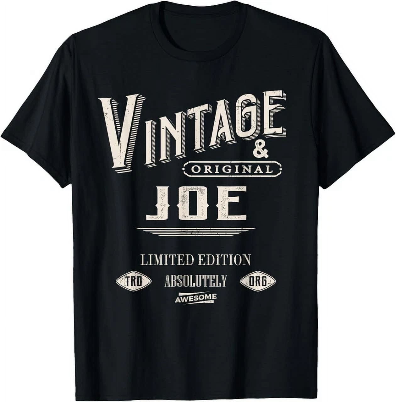 Joe Vintage T-Shirt Unisex S-5XL Hot Trending Shirt, Vintage Birthday ...