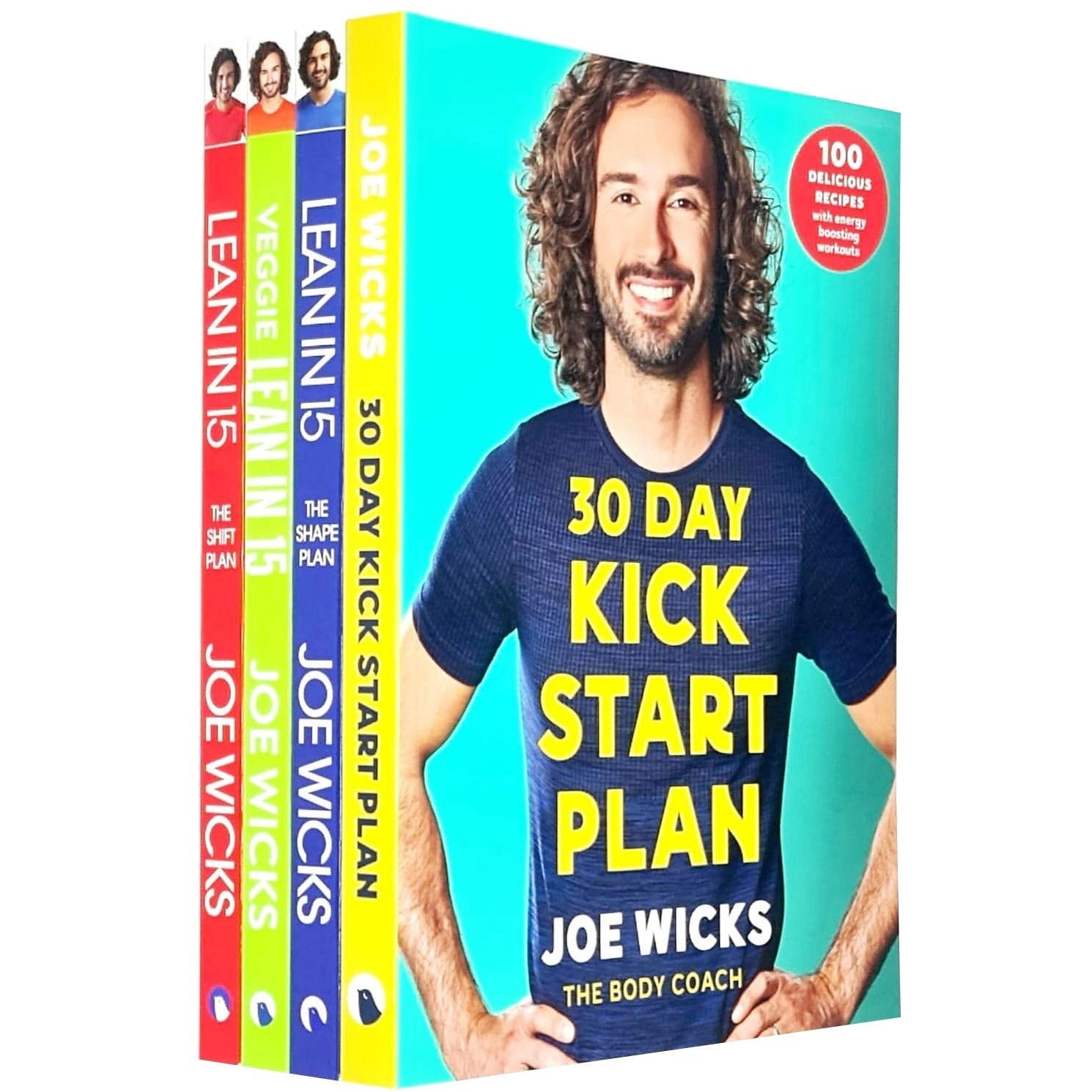Joe Wicks Collection 4 Books Set (30 Day Kick Start Plan, The Shape ...