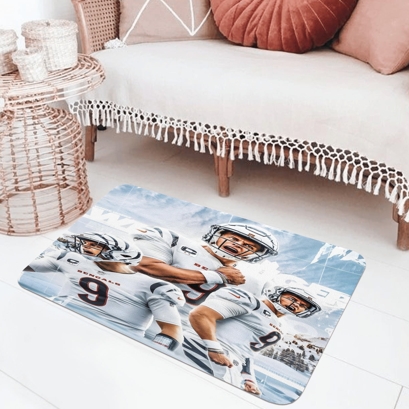 Joe and Burrow Slip-Proof Custom Doormat.16" × 24"(40×60cm) - Walmart.com