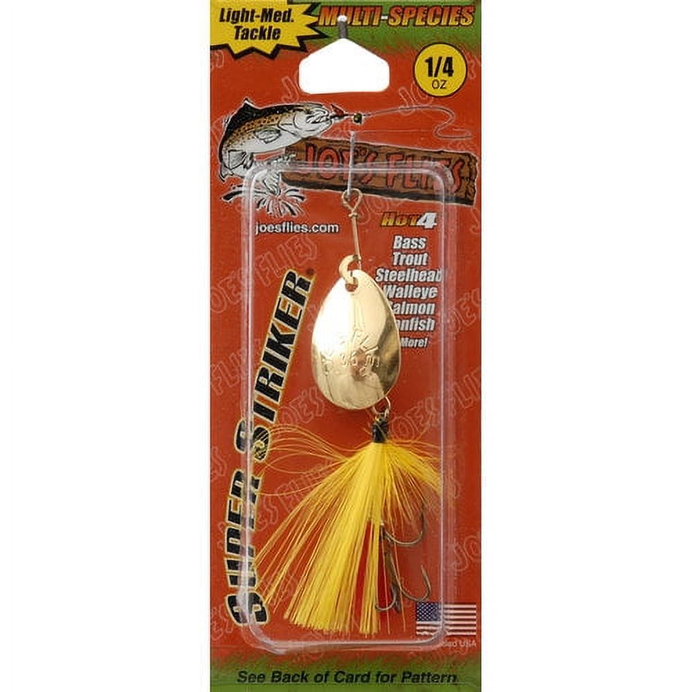 Joe's Flies Super Striker Elite Inline Spinner Mellow Yellow 1/4 oz ...