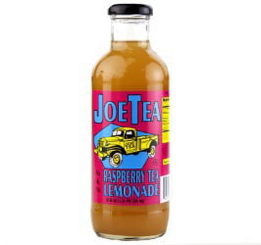 Joe's Tea Half Raspberry Tea & Half Lemonade 20 oz. Glass Bottles, Case ...