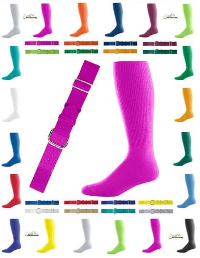 Joe's USA Adult Baseball Belt And Sock Combo - Hot Pink - Walmart.com