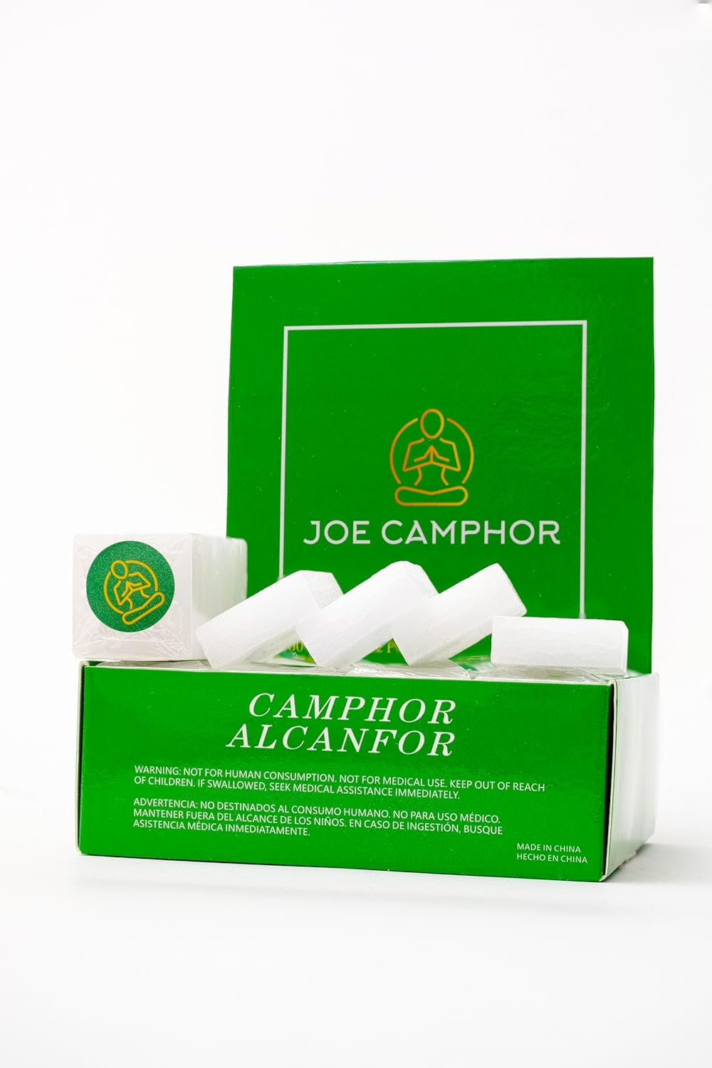 JoeCamphor Tablets | 100% Natural & Premium Camphor Blocks (1lb, 16 ...