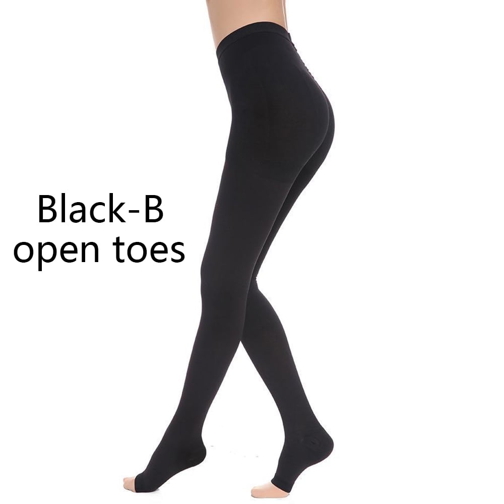 Joefnel 23-32 mmHg Women's Graduated Opaque Compression Pantyhose ...