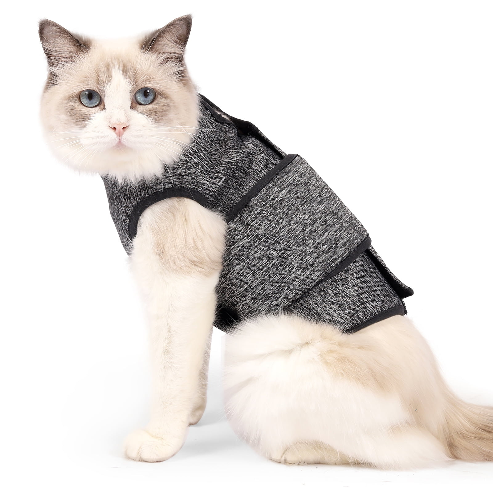 Joefnel Cat Anxiety Jacket, Thunder Vest for Cats, Cat Anti Anxiety ...
